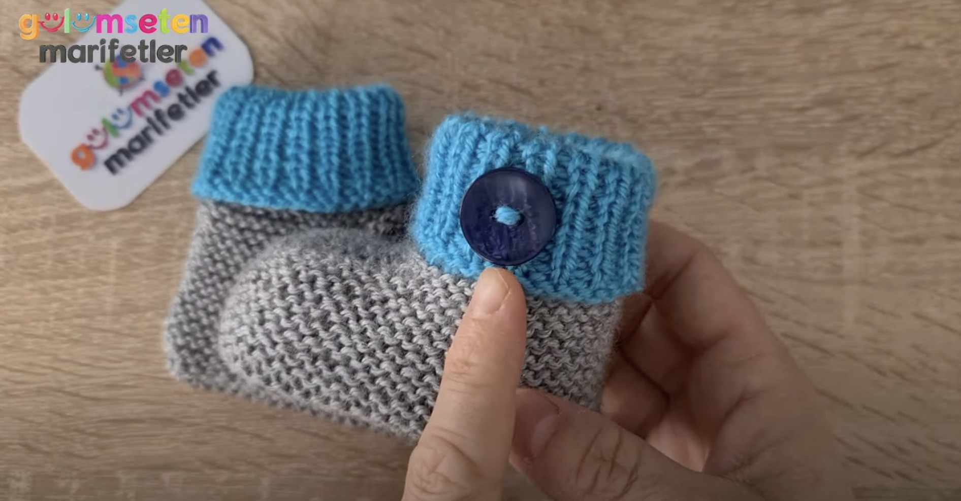 Botitas de bebe a dos agujas - Proyectos en Casa